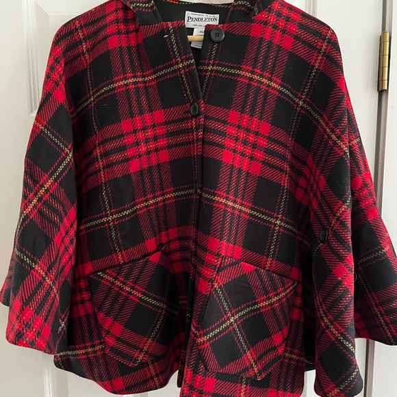 Pendleton | Jackets & Coats | Pendleton Wool Jacket Cape | Poshmark